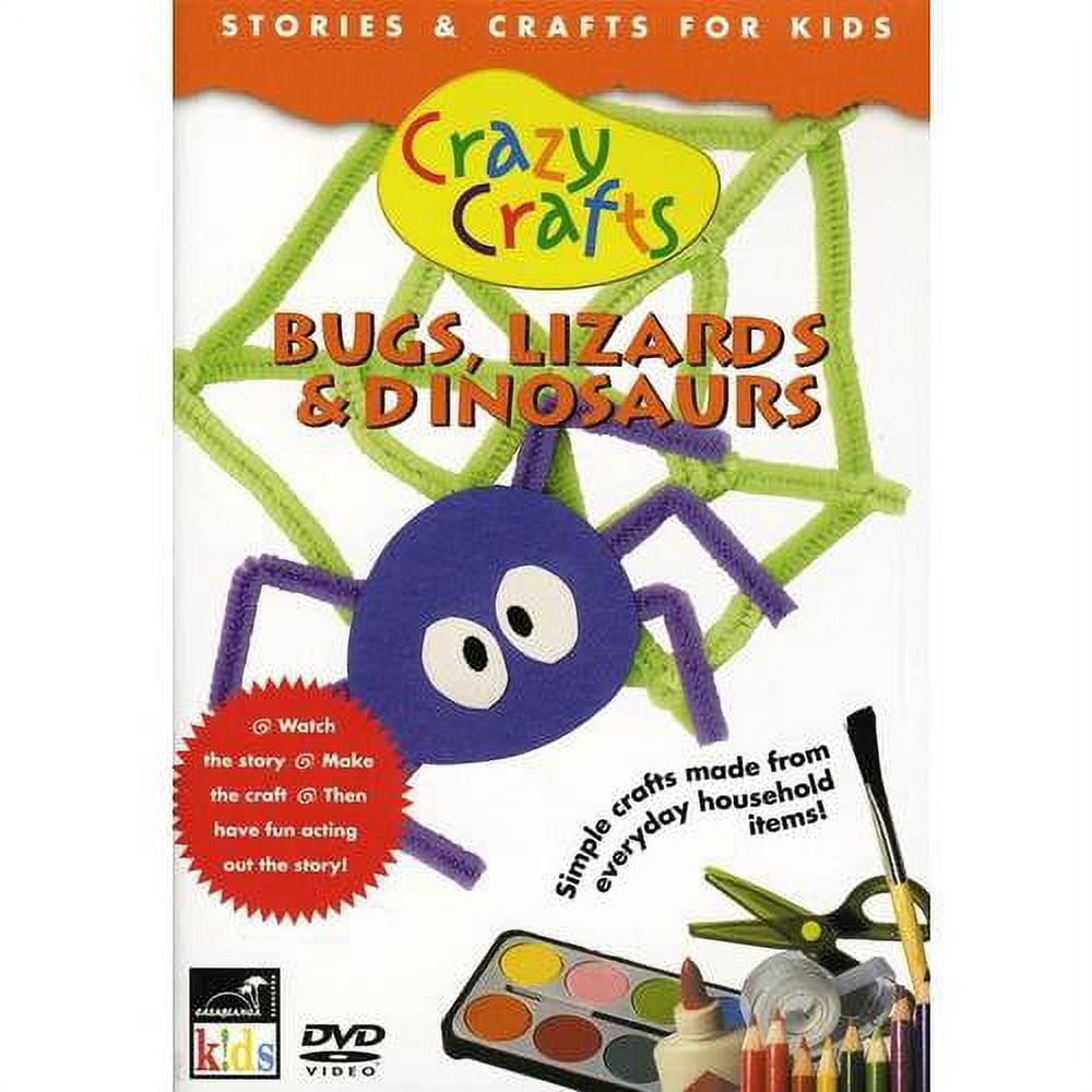 Crazy Crafts: Bugs, Lizards & Dinosaurs - Walmart.com