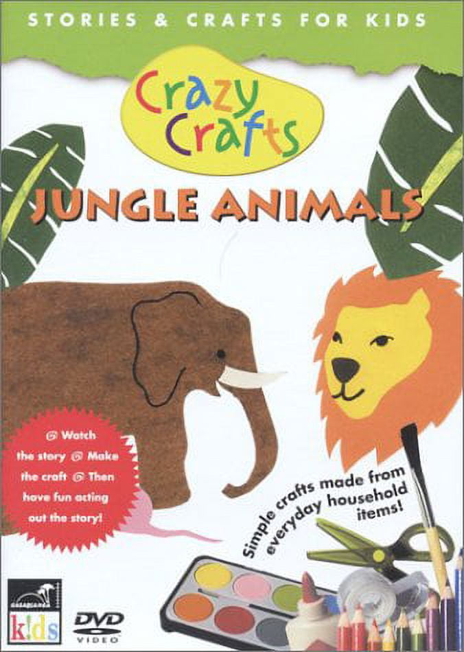Crazy Crafts: Jungle Animals [DVD] - Walmart.com
