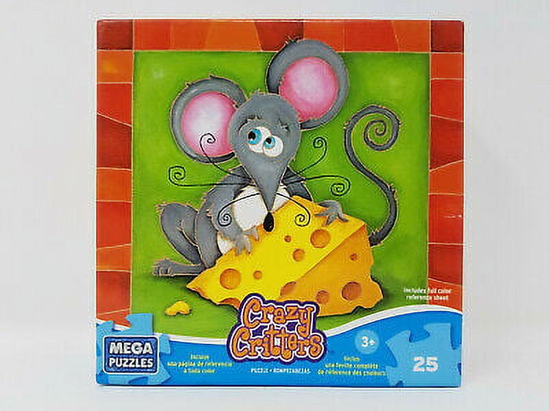 Crazy Critters Goofy Mouse 25 Piece Mega Puzzle - Walmart.com