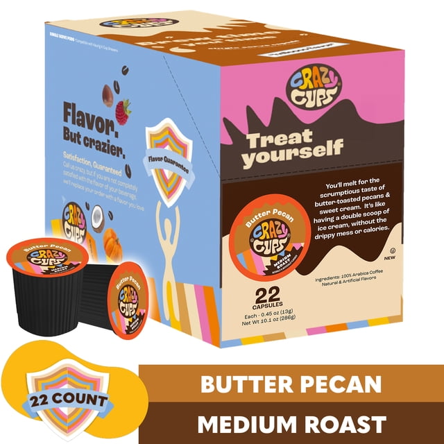 Crazy Cups Pecan Coffee - Coffee packs for ecommerce - Walmart Business ...