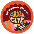 Crazy Cups Flavored Cinnamon Churro Coffee Pods, Medium Roast for ...