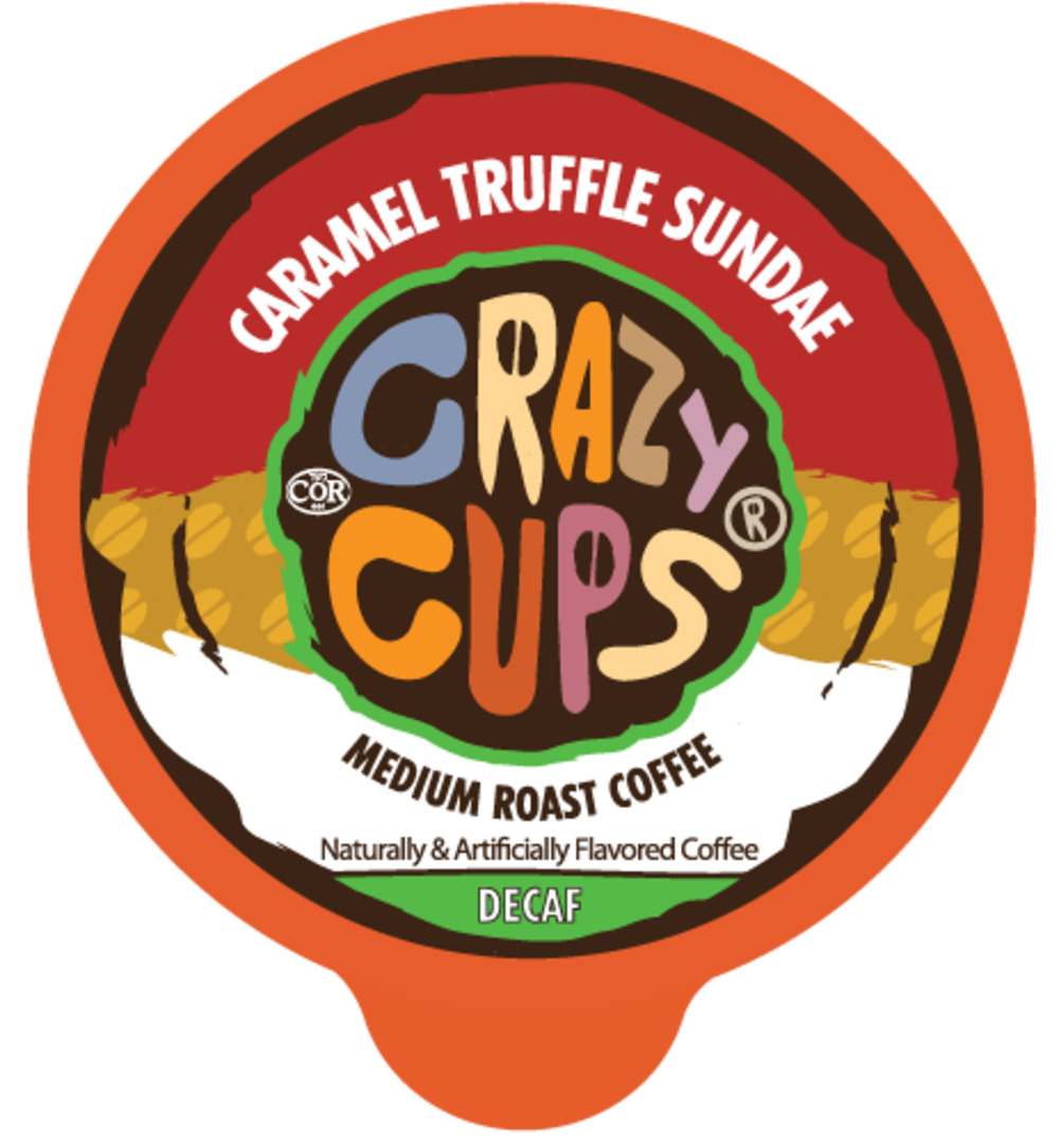 Crazy Cups Decaf White Chocolate Strawberry Coffee Pods, Medium Roast ...