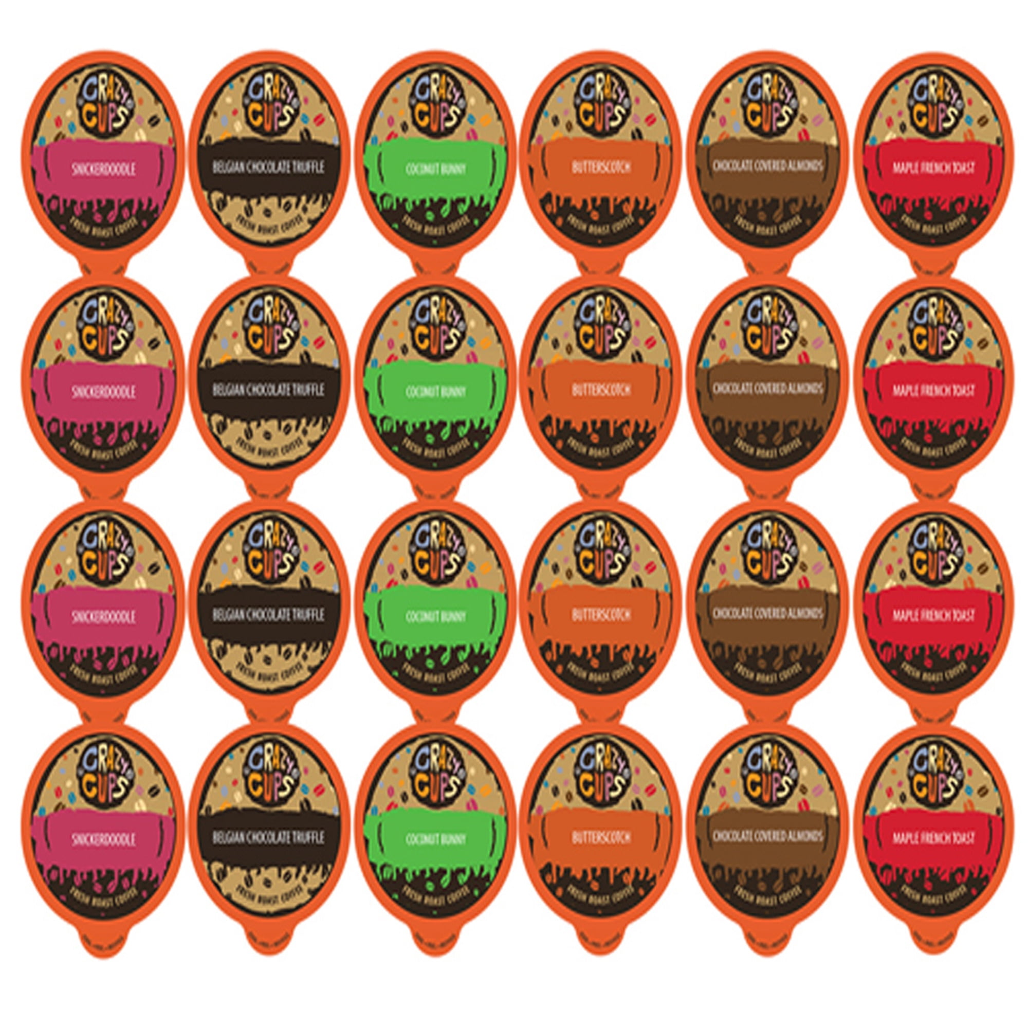 Crazy Cups Flavored Coffee, Naturally Flavored Coffee Lovers Variety ...