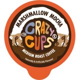 Crazy Cups Marshmallow Mocha Coffee Pods, Medium Roast, 22 Count for ...