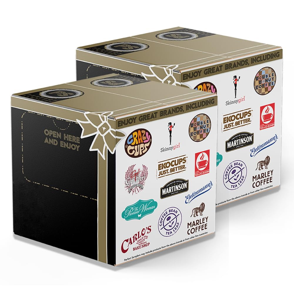 Crazy Cups Sampler, SCH4 Assorted Single Serve Coffee Pods for Keurig K ...