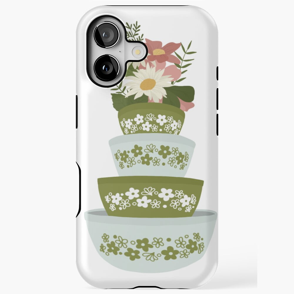Crazy Daisy Spring Blossom Pyrex Inspired Mixing Bowls Phone Case for ...