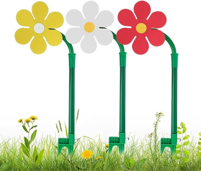 Crazy Daisy Sprinkler 760° Rotating Flower Water Sprinkler for Garden ...