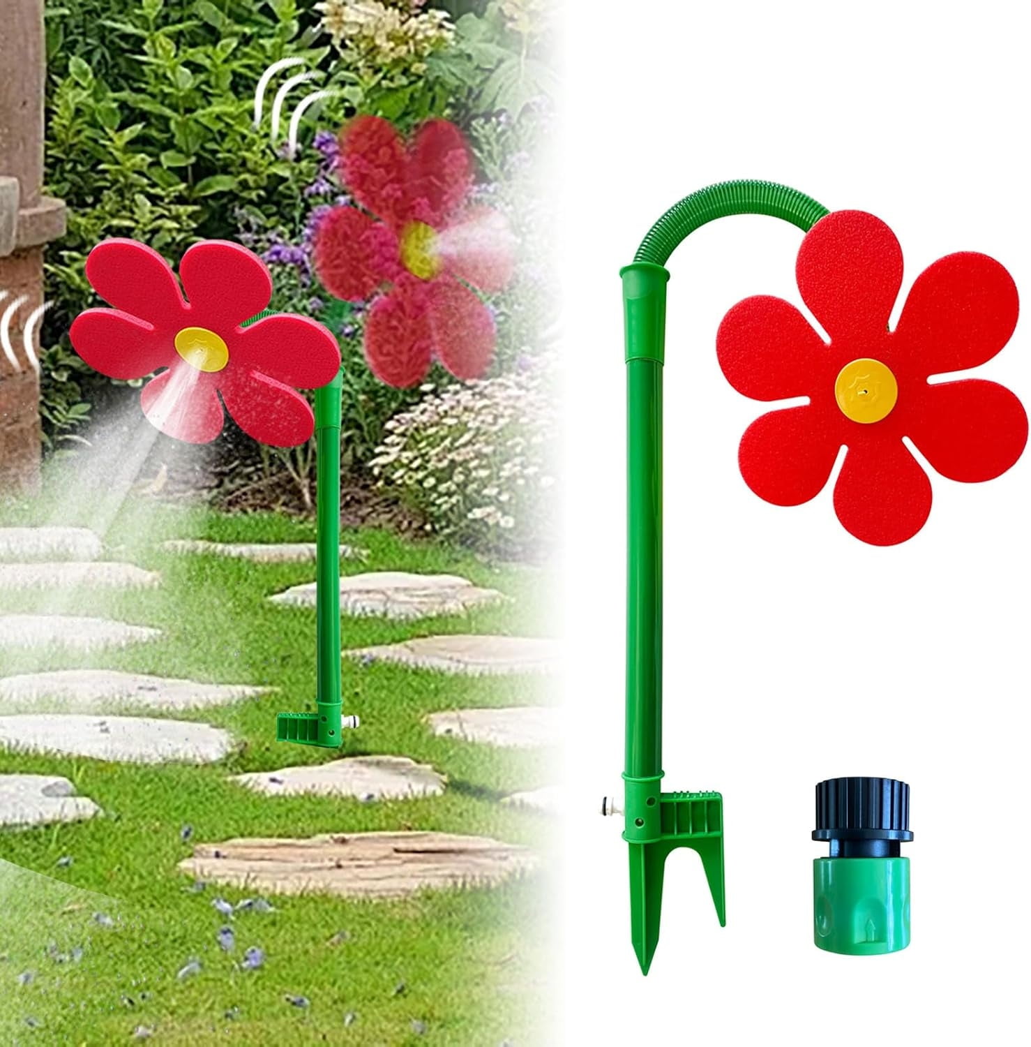Crazy Daisy Sprinkler, Crazy Daisy Water Sprinkler, 2025 New Upgrade ...