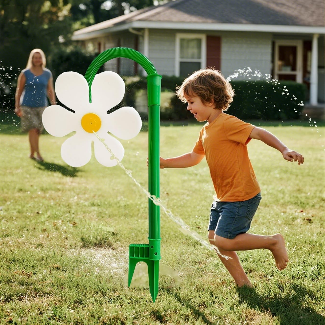 Crazy Daisy Sprinkler Crazy Funny Sun Flower Dancing Daisy Lawn ...