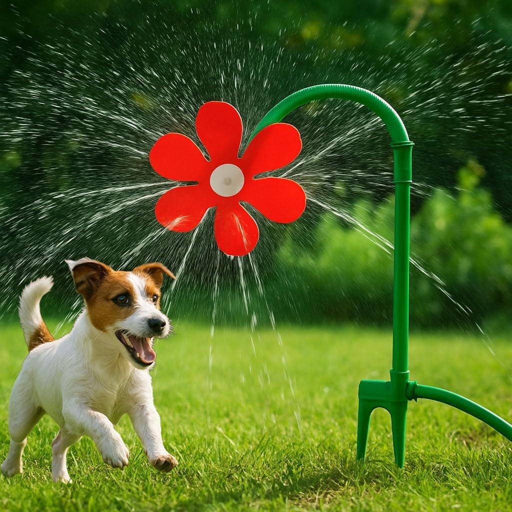 Crazy Daisy Sprinkler, Dancing Daisy Sprinkler, Funny Sun Flower ...
