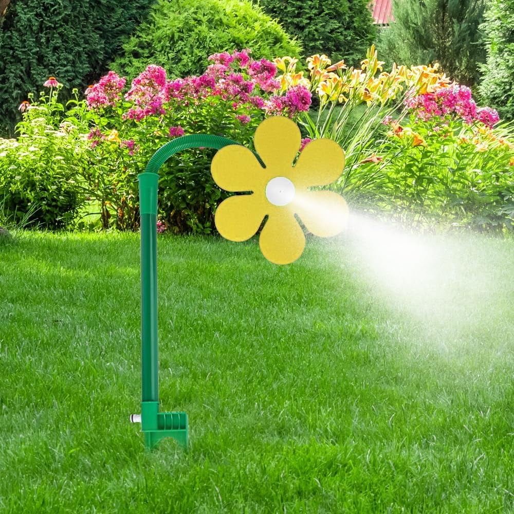 Crazy Daisy Sprinkler, Dancing Daisy Sprinkler, Funny Sun Flower ...