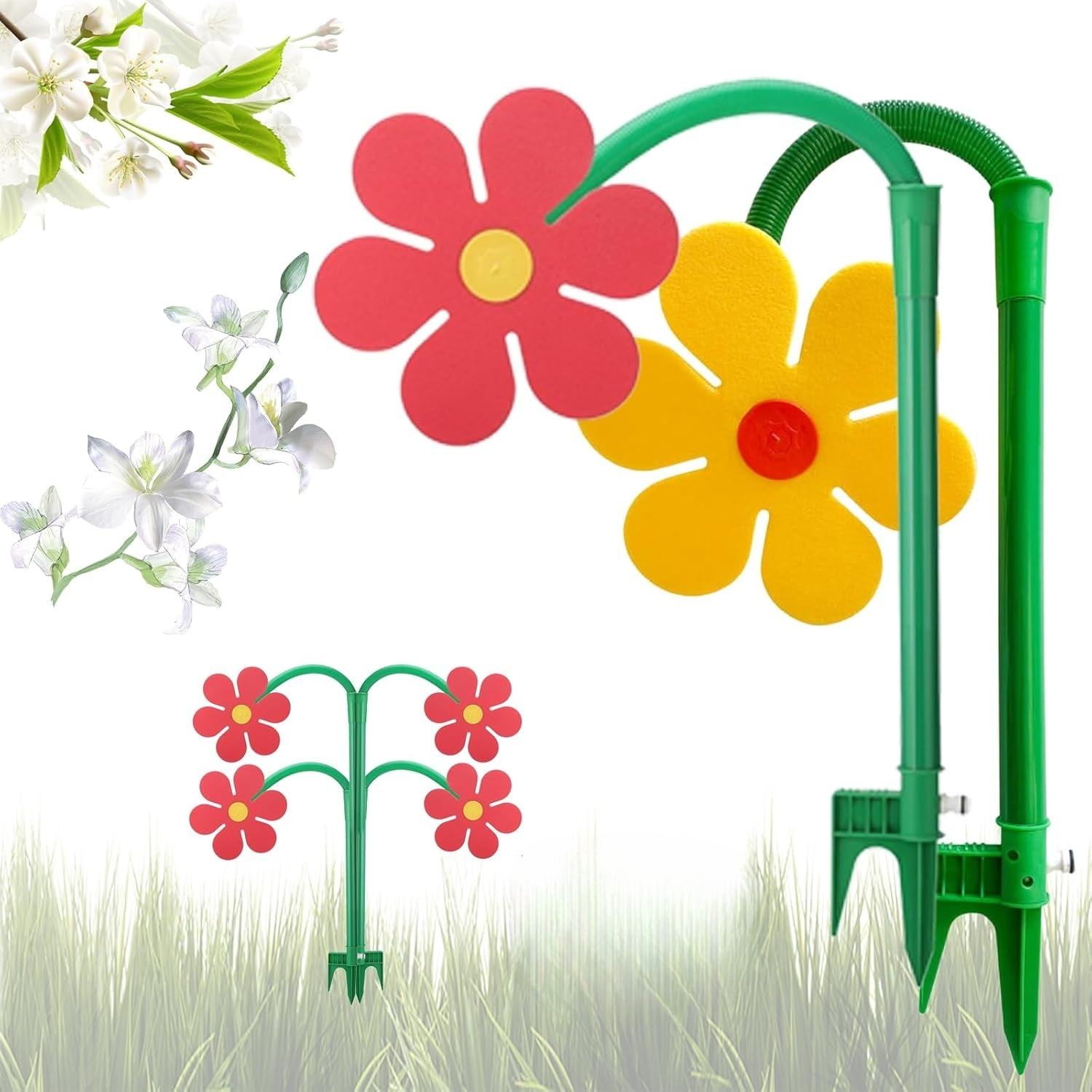 Crazy Daisy Sprinkler, Dancing Daisy Sprinkler, Funny Sun Flower ...