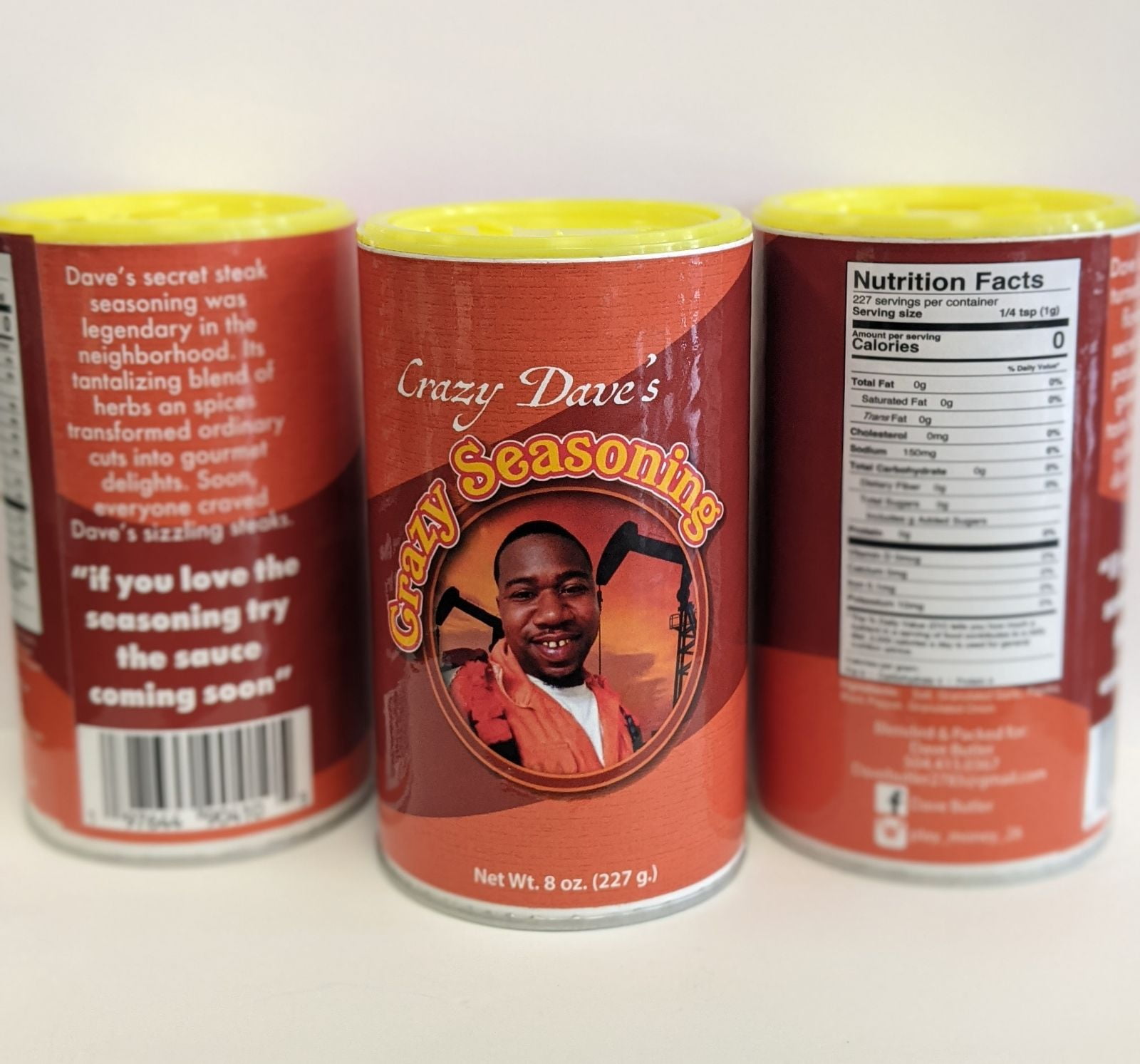 Crazy Dave's Crazy Seasoning - Walmart.com