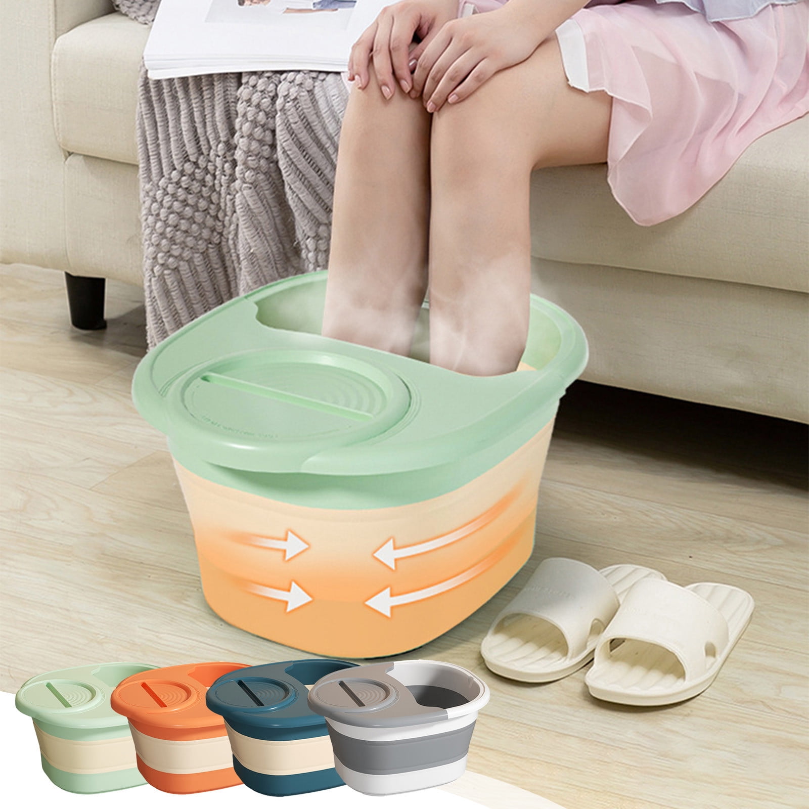 Crazy Discount,Foldable Foot Spa Bucket,Portable Massage Acupoint ...