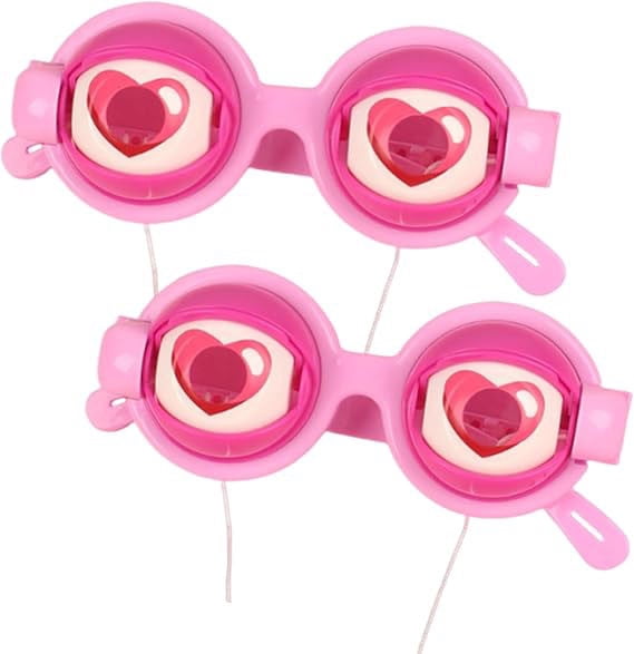 Crazy Eyes Glasses,Blinking Glasses,2pc Crazy Glasses Funny Cheering ...