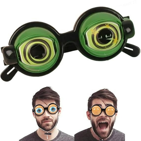 Crazy Eyes Glasses Googly Eyes Glasses, Novelty Shaking Eye Glasses ...