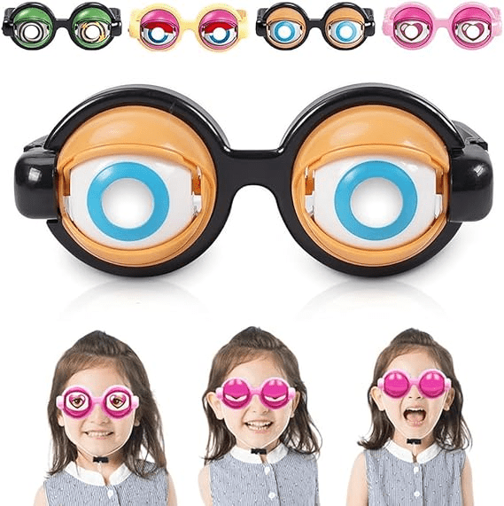 Crazy Eyes Glasses, Kinetic Crazy Eyes Glasses with Manual Blink Action ...