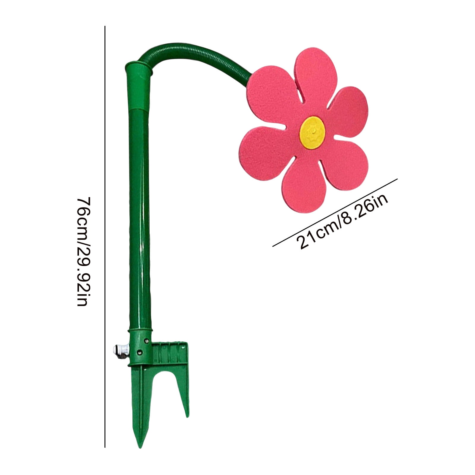 Crazy Flower Shaped Garden Sprinkler Rotating Garden Water Feature ...