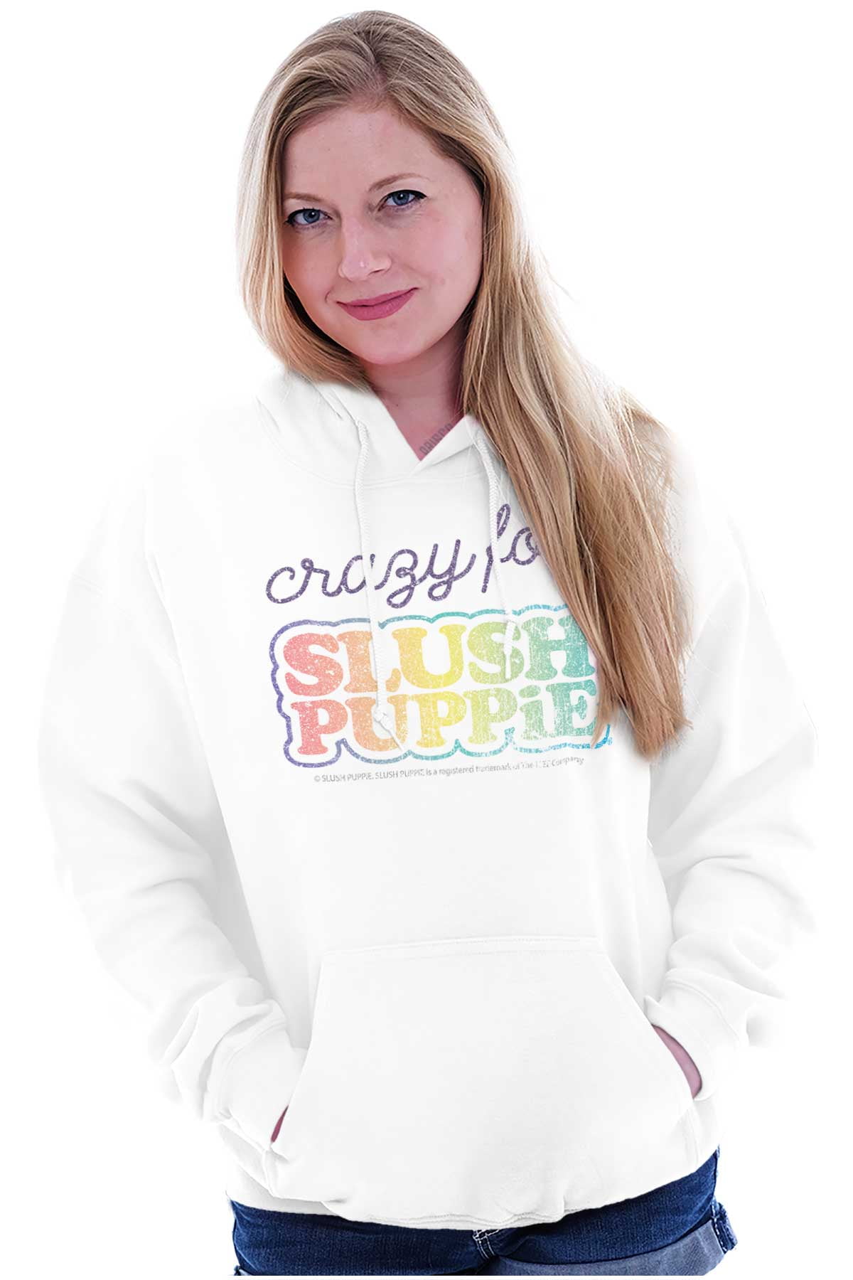 Crazy For Slush Puppie Vintage Logo Hoodie Sweatshirt Women Brisco ...