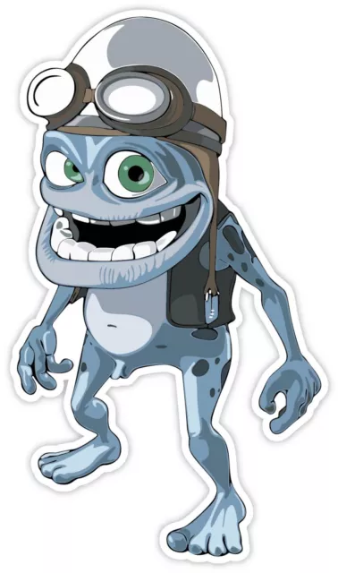 Crazy Frog Cartoon Character Sticker Decal Laptop Wall Car Phonephone ...