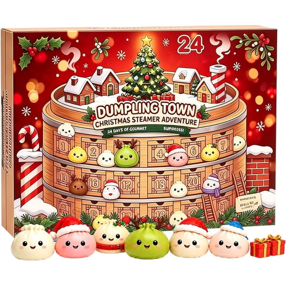Crazy Fun RMS 2026 Mystery Dumpling Squeeze Countdown Blind Box, 24 ...