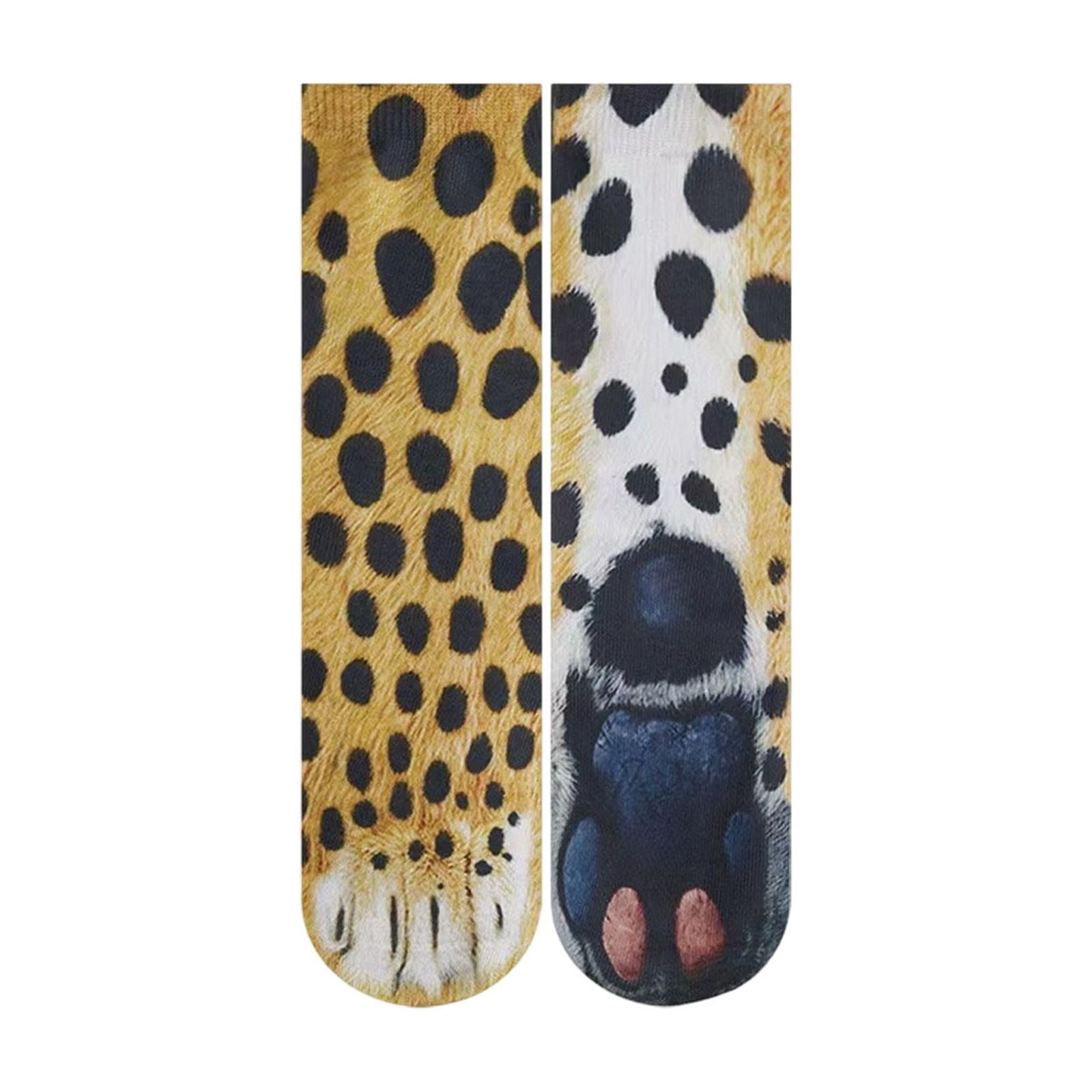 Crazy Funny Cute Socks for Women, Novelty Cartoon Dog Cat Animal Soft ...