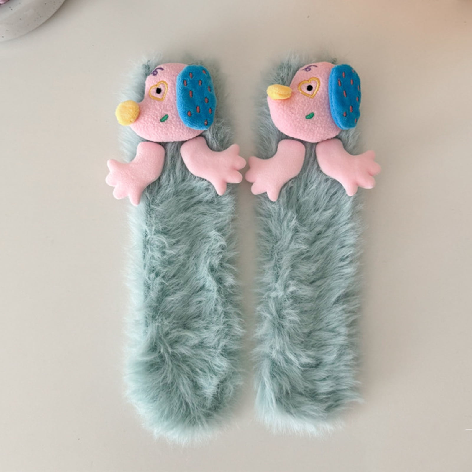 Crazy Funny Fuzzy Silly Socks for Kids Women,Girls Fluffy Slipper ...