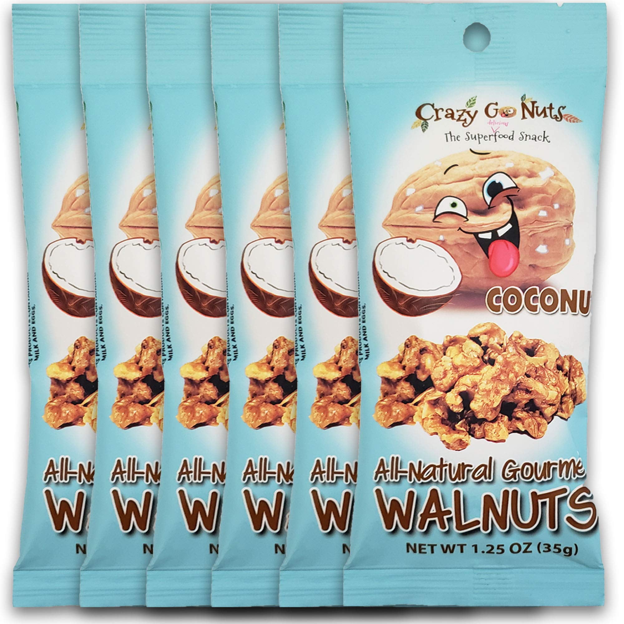 Crazy Go Nuts Walnuts Coconut HYZ01 - Glazed Walnuts, Healthy Snacks ...