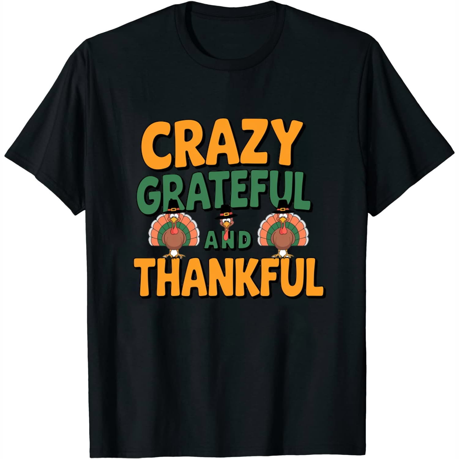 Crazy Grateful and Thankful Asl American Sign Language T-Shirt ...