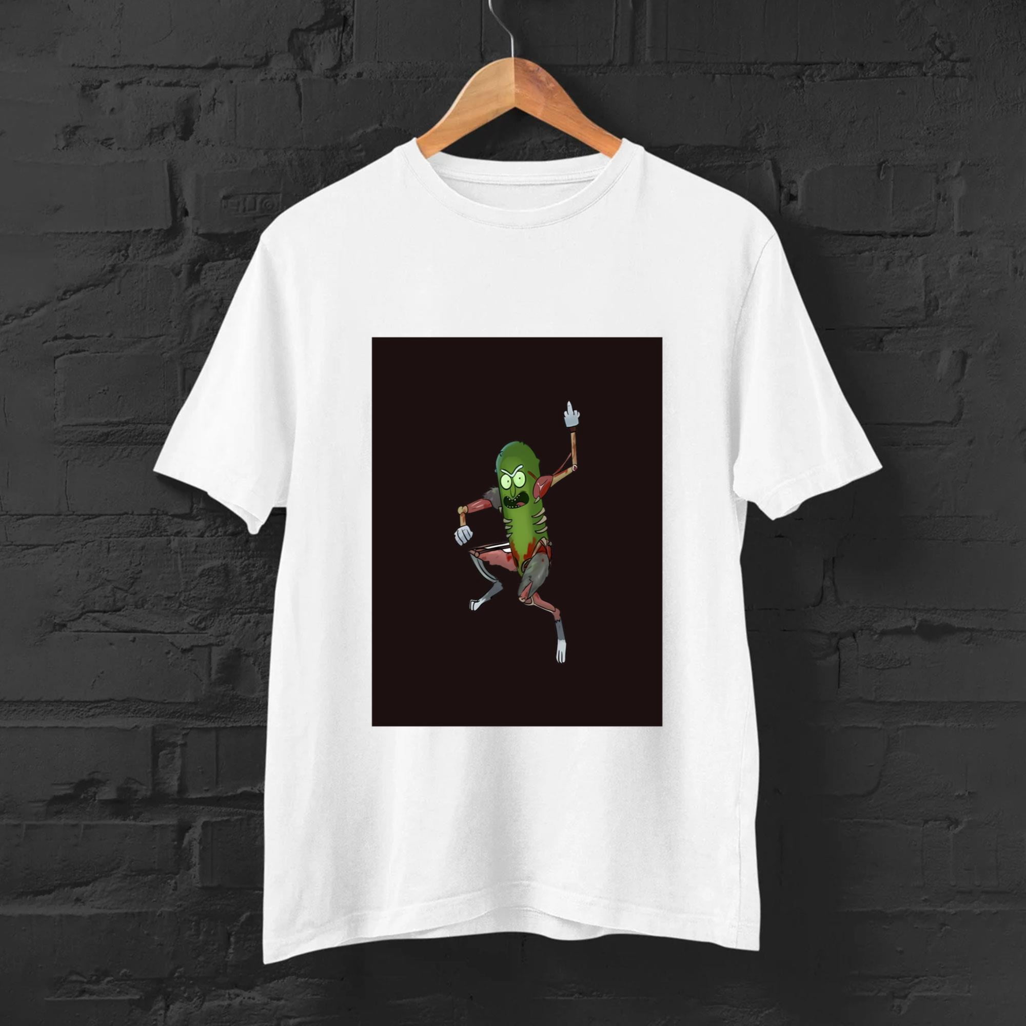Crazy Green Pickle Shirt – Mad Scientist Pickle Era Graphic Tee New ...