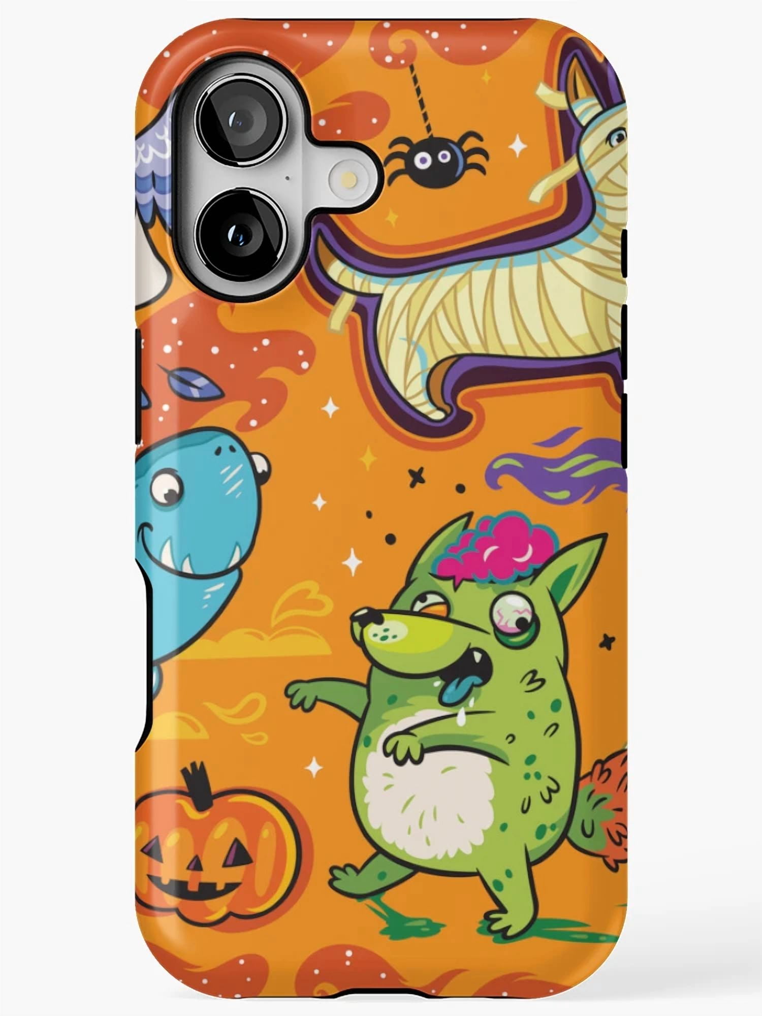 Crazy Halloween Night Case for iPhone 11/12/13/14/15/16 Pro Max with ...