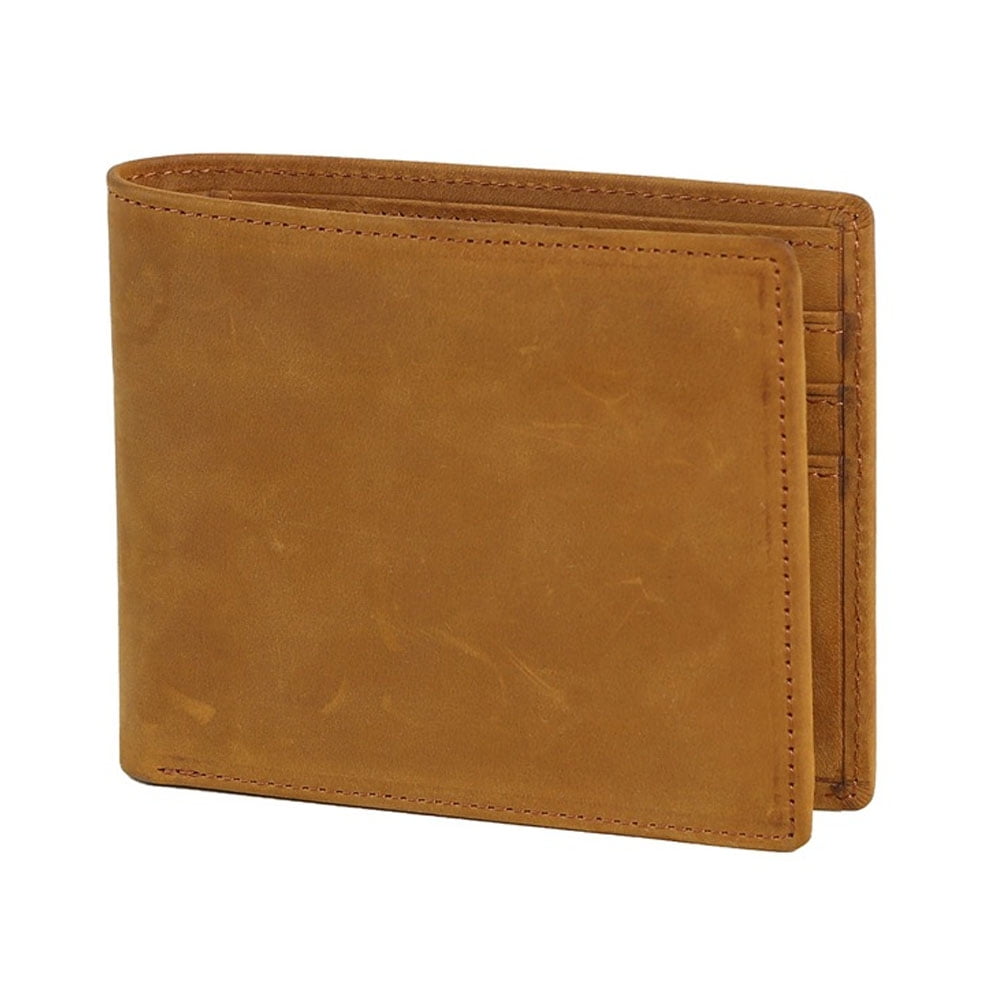 Crazy Horse Leather Top Layer Cowhide Men'S And Women'S Wallets ...