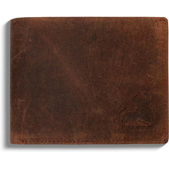 Crazy Horse Leather Wallet for Men RFID Blocking Bifold Secure and ...
