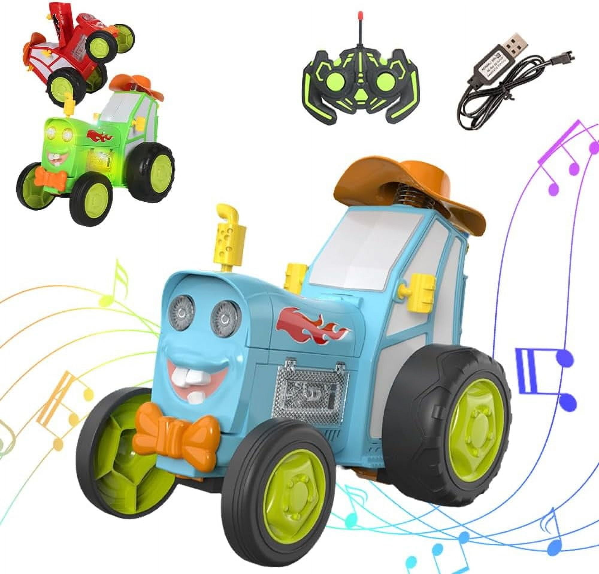 Crazy Jumping Car Toys, 2025 New 360° Rotating Remote Control Car, RC ...