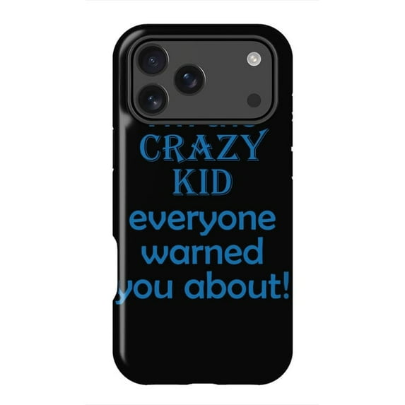 Crazy Kid Fun Cartoon Character Illustration iPhone Case for iPhone 17 ...