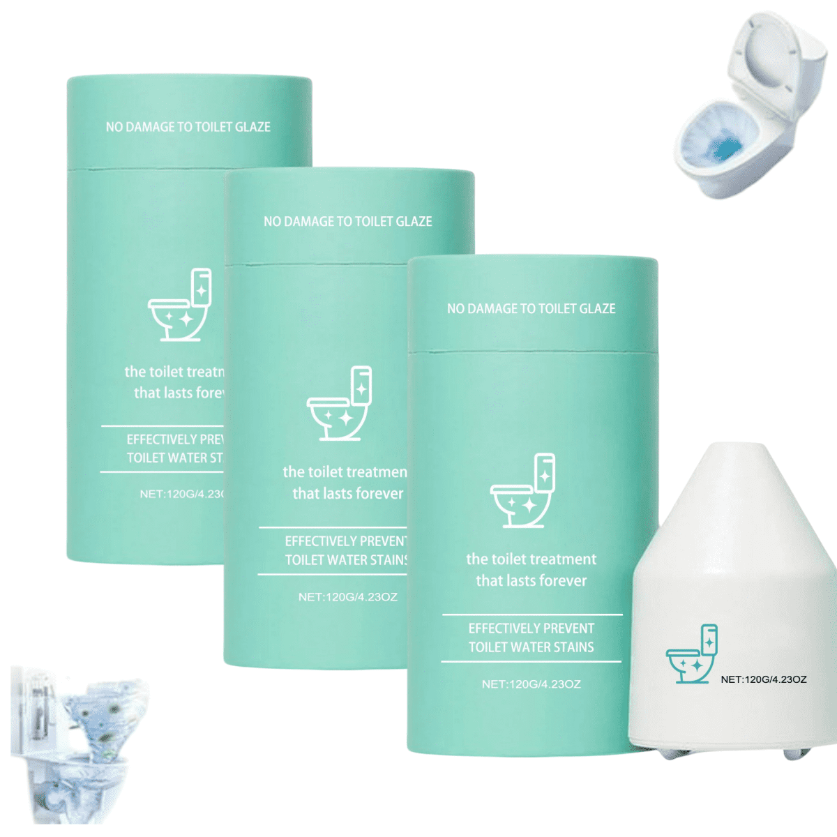 Crazy Klean Toilet Cleaner Pro, Crazy Clean Toilet Bowl Cleaner Gel ...