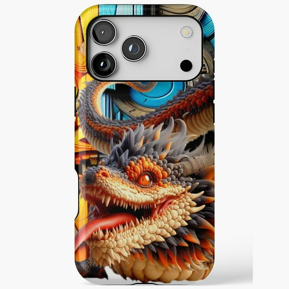 Crazy Korean Dragon Asian Myth Art iPhone Case 17 through 11 Pro Max ...