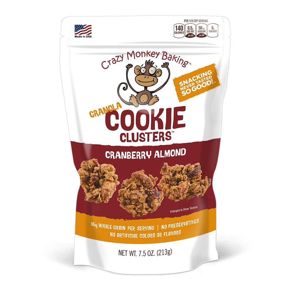 Crazy Monkey Baking Granola Cookie Clusters, 3-Pack 7.5 Ounce ...