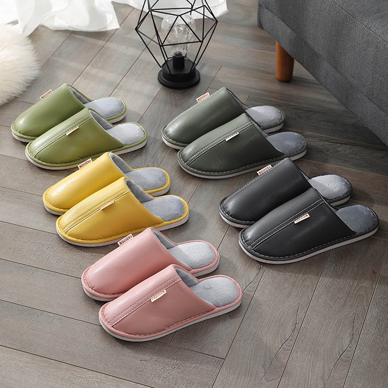 Crazy Price! HIMIWAY Stay Cozy and Chic with Our Trendy Cotton Slippers ...