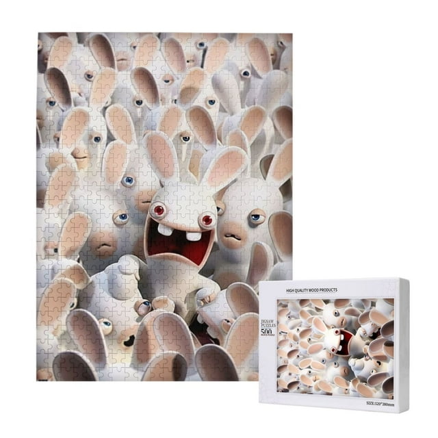 Crazy Rabbit Jigsaw Puzzle Interactive Brain Teaser Board Game for ...