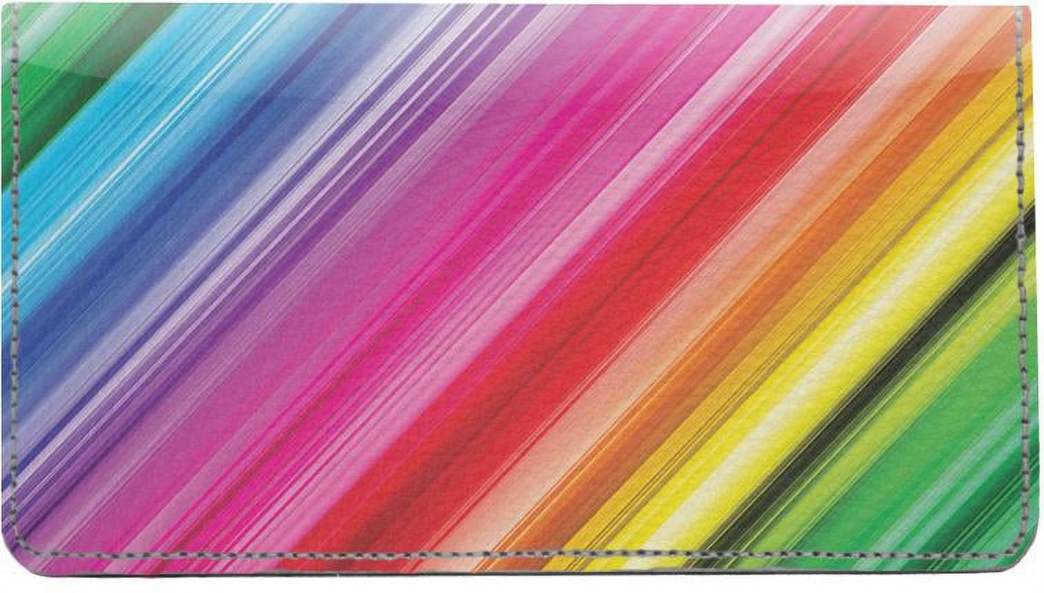Rainbow Checkbook Cover Rainbow Checkbook Cover Etsy