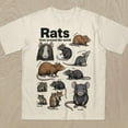 Crazy Rats Vintage 90s T-Shirt, Retro Medieval Rat Tshirt, Cursed Cat ...