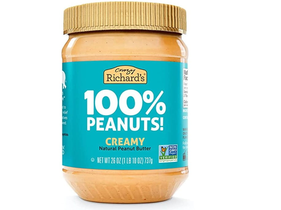Crazy Richard's Natural Creamy Peanut Butter, 26 Ounce (Pack of 2 ...