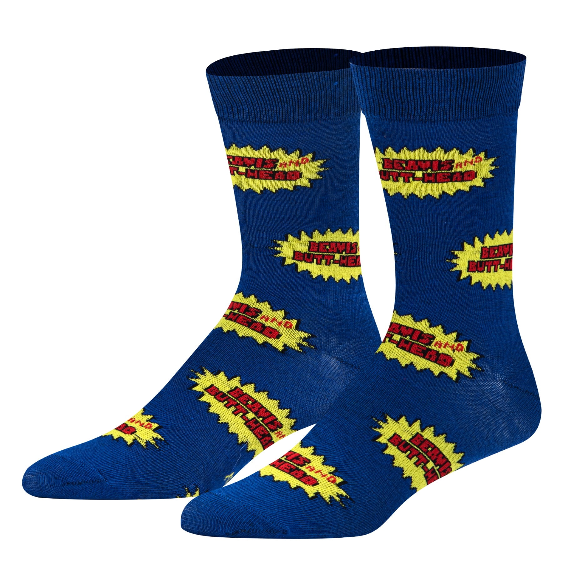 Crazy Socks, Beavis & Butthead Logo, 90's Cartoon Comedy, Silly Men's ...