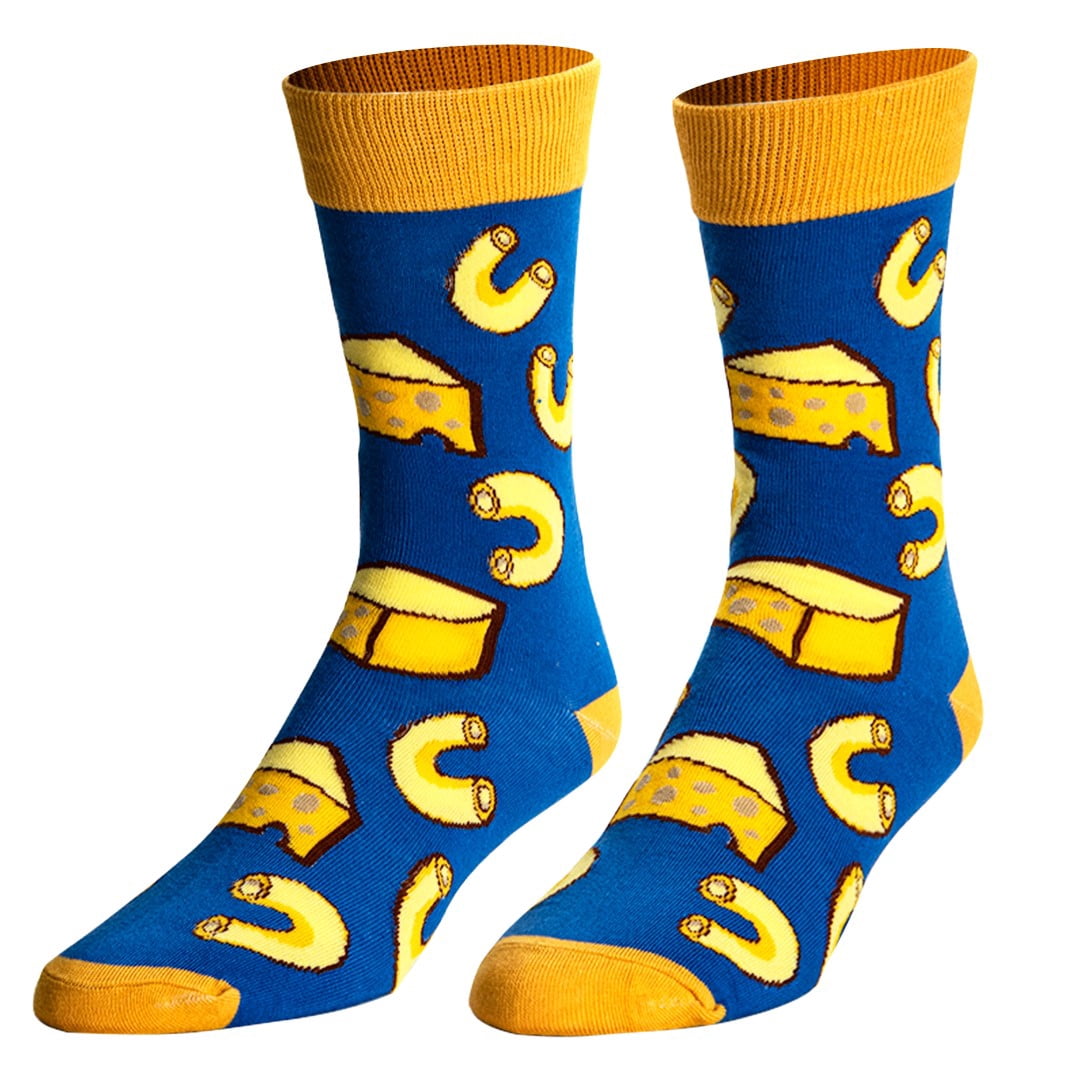 Crazy Socks, Fun Food & Snack Themed Crew Socks for Men, Colorful ...