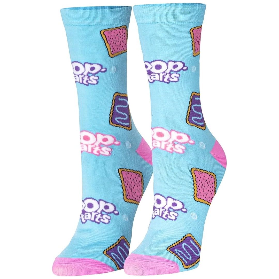 Crazy Socks, Funny Pop-Tarts Graphic Print, Crew Length Socks - Walmart.com