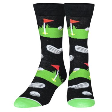 Crazy Socks Burger & Fries Fun Print Novelty Crew Socks for Men ...