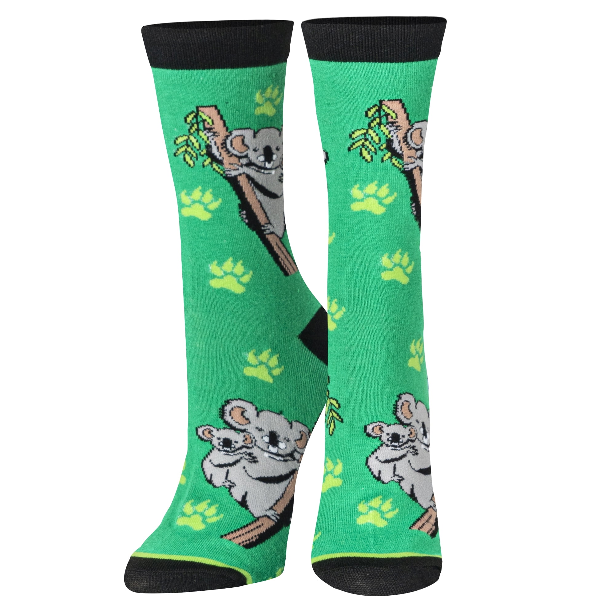 Crazy Socks Koala Fun Print Novelty Crew Socks for Women - Walmart.com