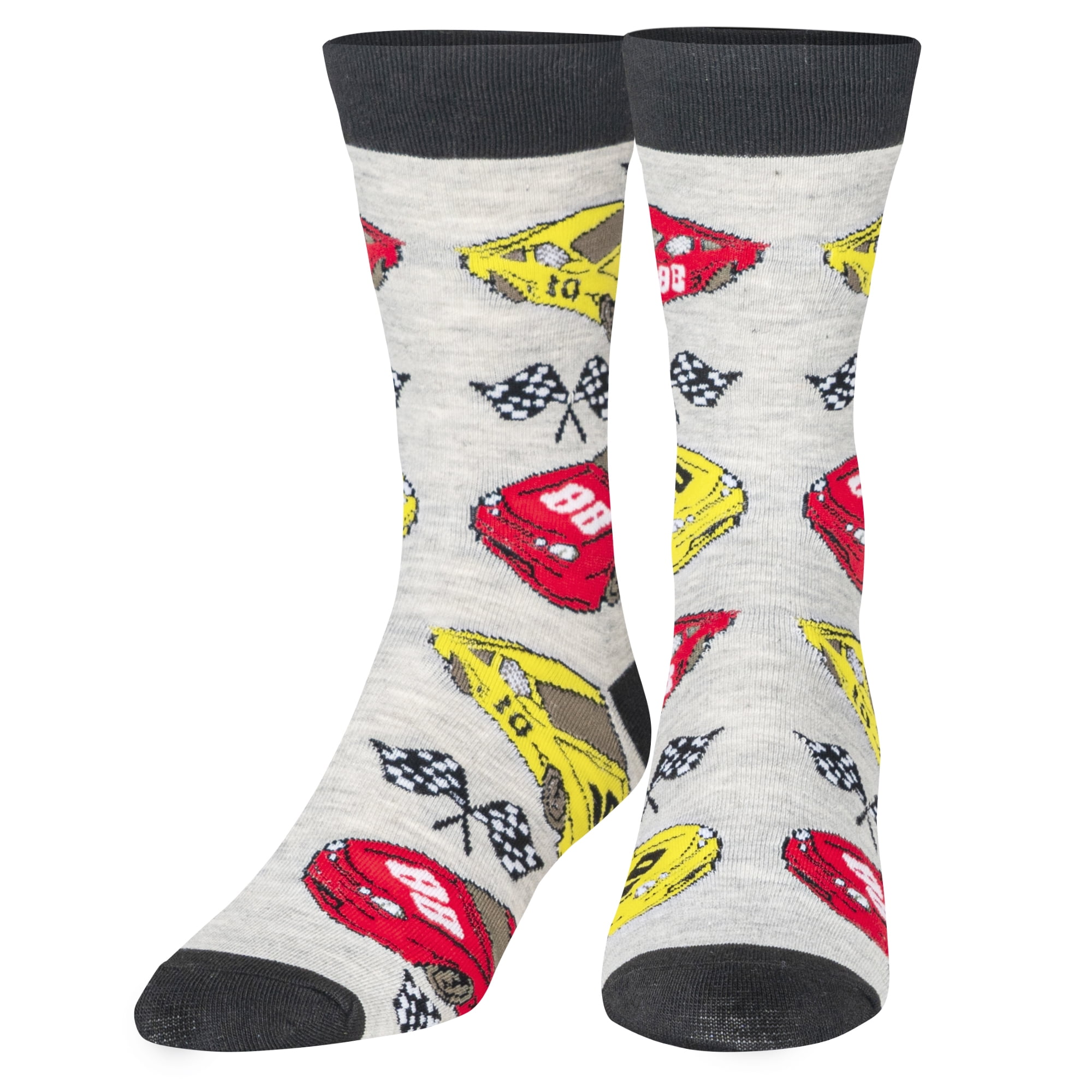 Crazy Socks Racing Cars Fun Print Novelty Crew Socks for Men - Walmart.com