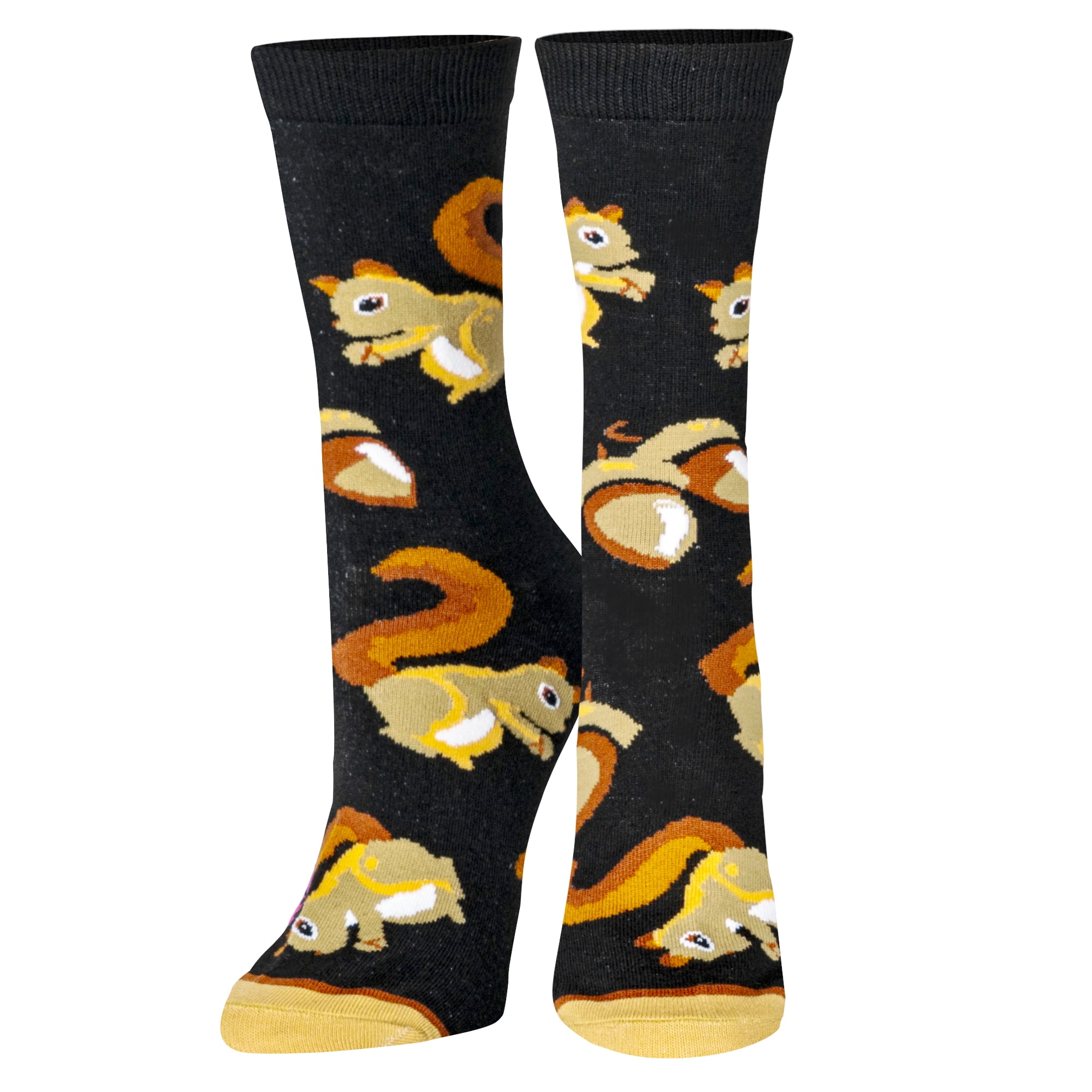 Crazy Socks Squirells Fun Print Novelty Crew Socks for Women - Walmart.com